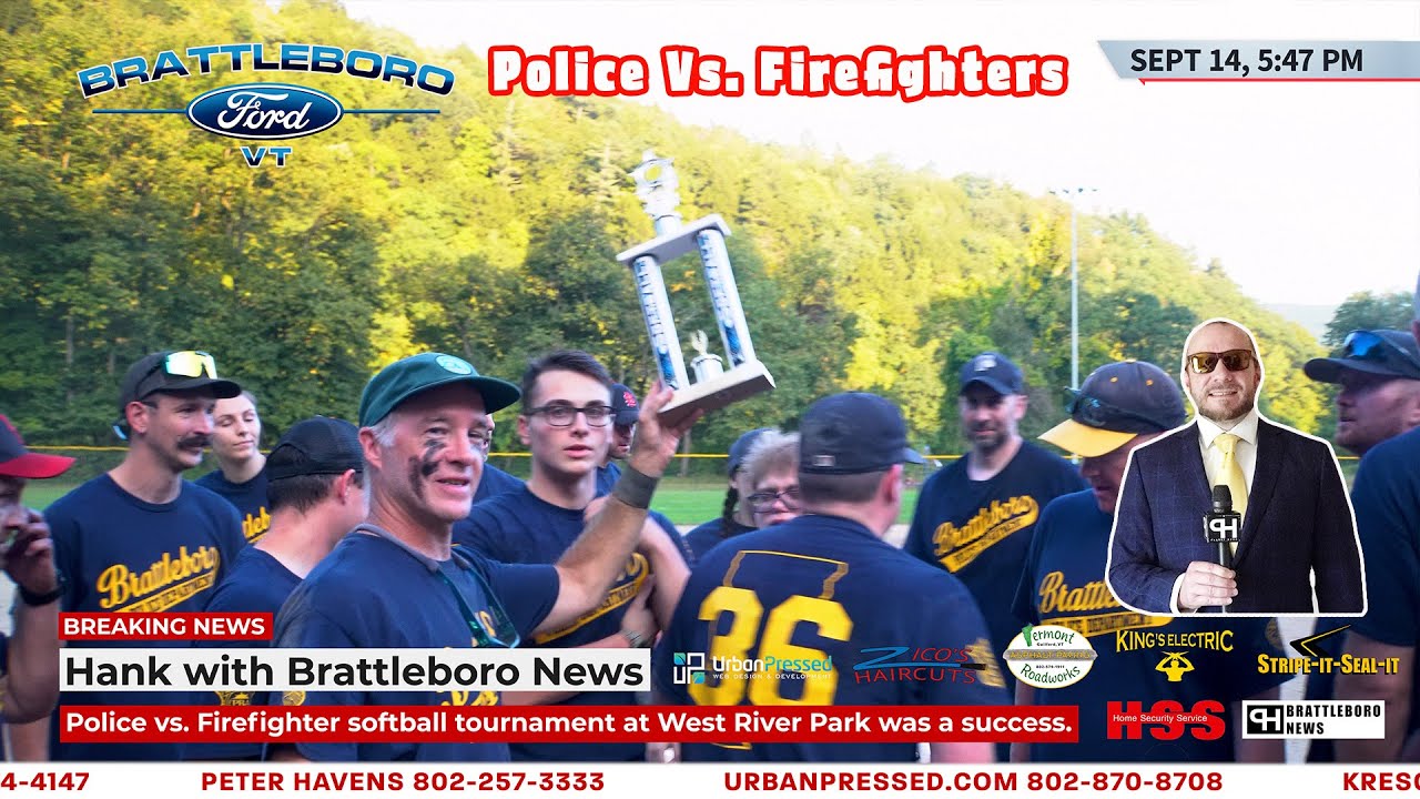 Police Vs Firefighter softball tournament at West River Park was a ...