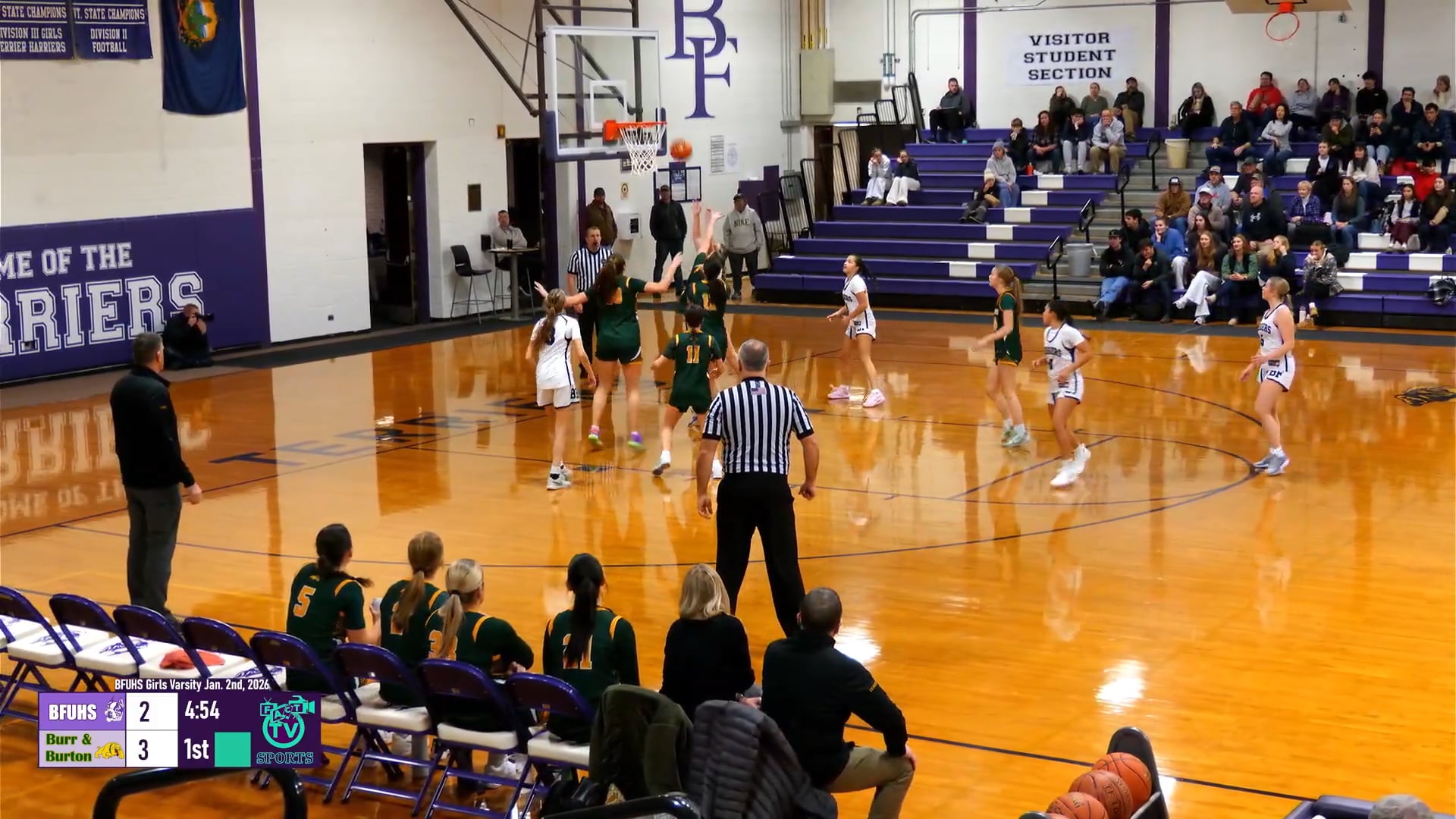 BFUHS Girls Varsity Basketball Vs. Burr & Burton - Jan 2nd, 2026 ...