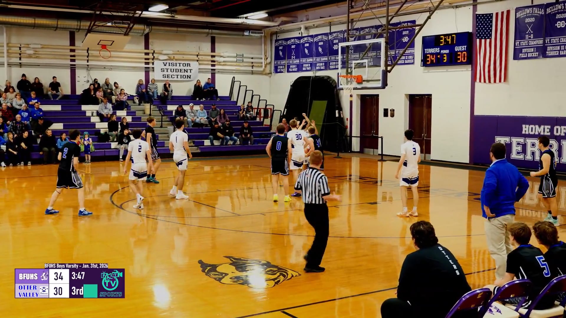 BFUHS Boys Varsity Basketball Vs. Otter Valley - Jan 31st, 2026 | Falls ...